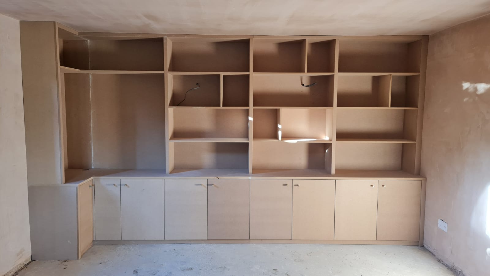 Custom Built In Alcove Units - Wood Fairy Carpenter & Cabinet Makers